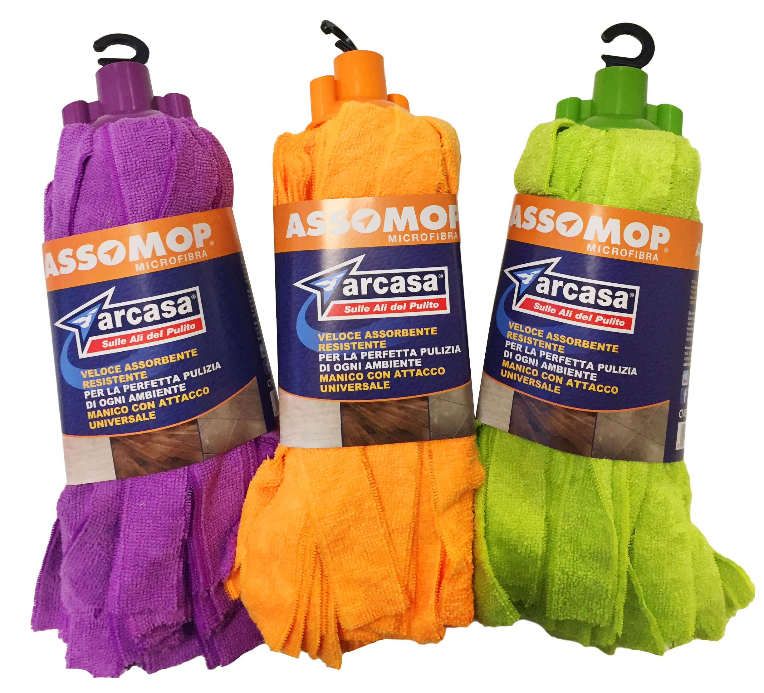 MOP IN MICROFIBRA colori assortiti - Arcasa Spa