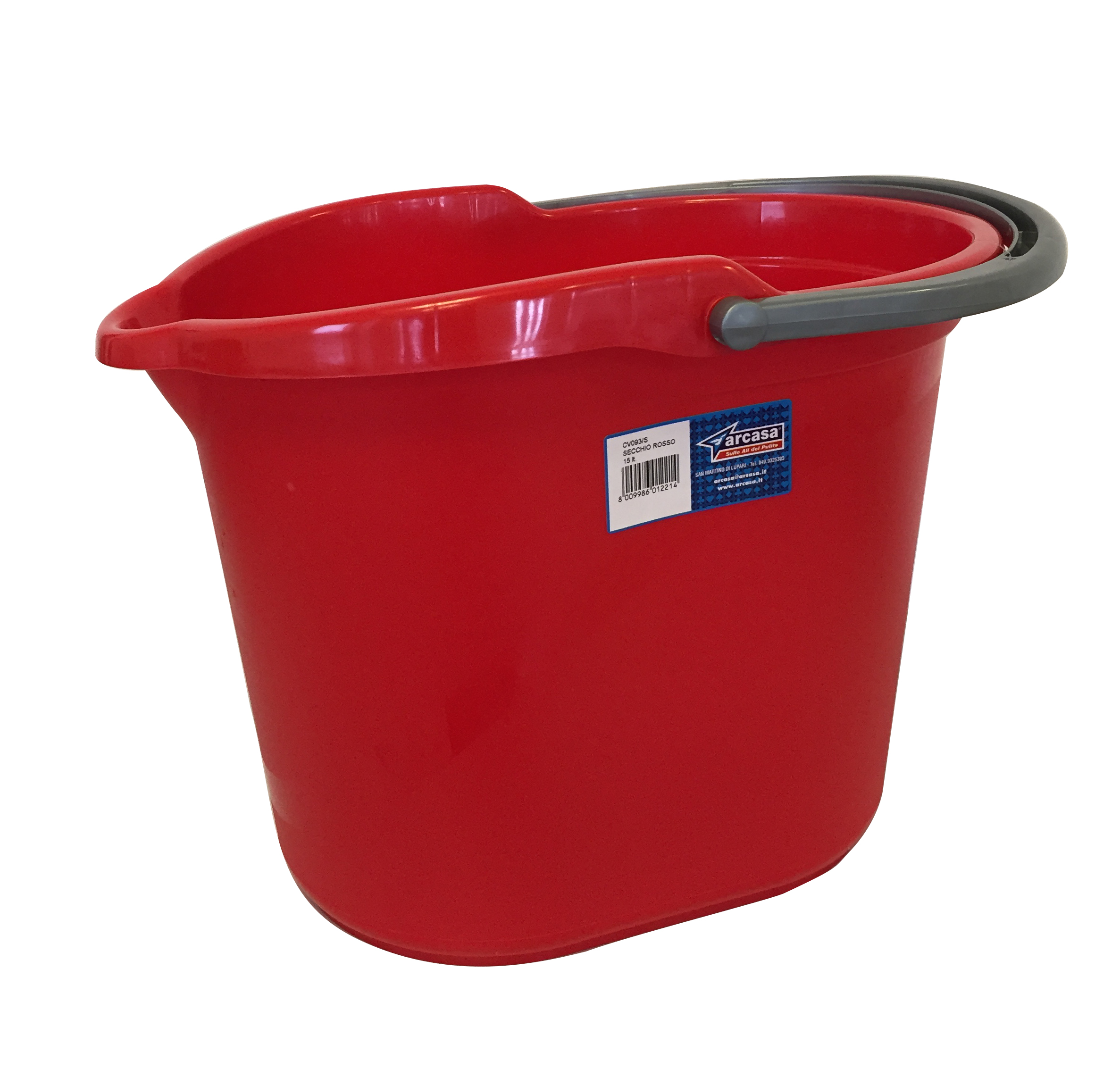 SECCHIO OVALE ROSSO - Arcasa Spa